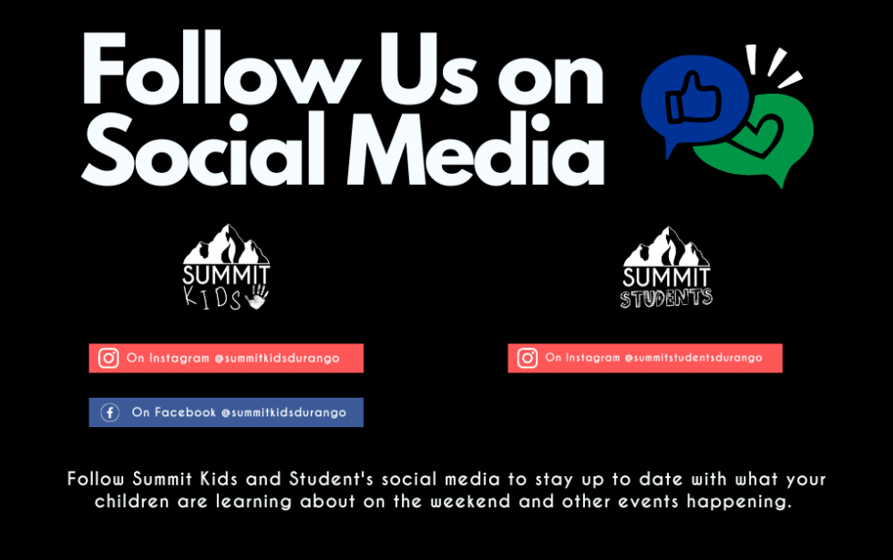 Follow Us On Social Media Flyer | Summit Church
